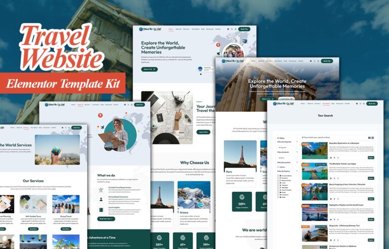 WordPress Website Templates Made with Elementor - Template Selar